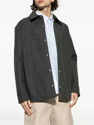 A.p.c. Buttoned Wool Shirt
