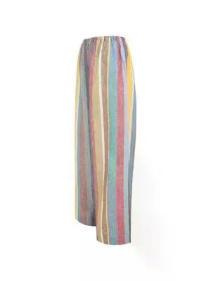 Staud Striped Linen Trousers
