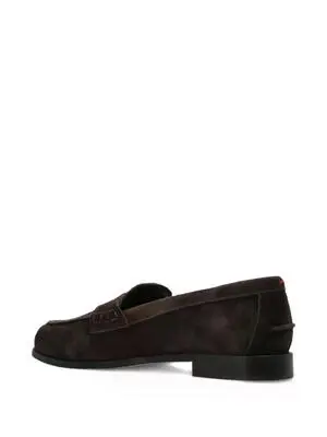 AeydĒ Suede Penny Loafers