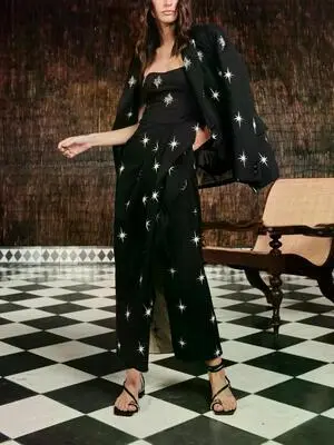 Johanna Ortiz Star-embellished Blazer