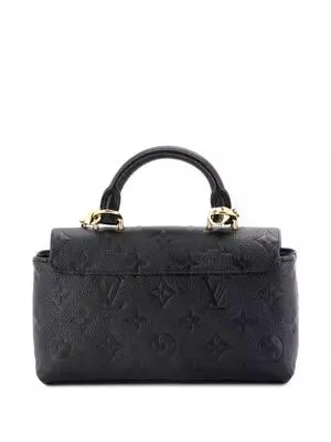 LOUIS VUITTON Madeleine Nano Satchel Monogram Empreinte Leather - Black