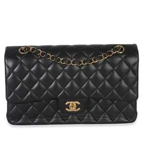 Chanel Quilted Lambskin Classic Double Flap Handbag