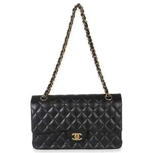 Chanel Quilted Lambskin Classic Double Flap Handbag
