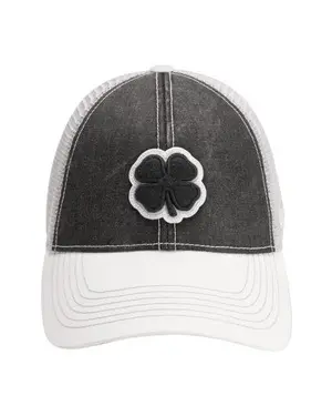 BLACK CLOVER Vintage Two Tone Trucker Hat - Black
