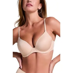 Hunkemoller Super Soft Padded Underwired Bra - Tan