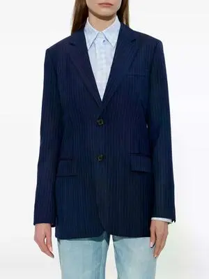 Moschino Pinstripe Button Jacket