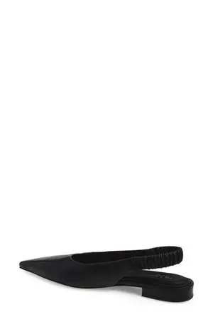 Rag & Bone Mercer Pointed Toe Slingback Flat - Black