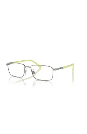 ARNETTE 55mm Rectangle Optical Glasses - Silver