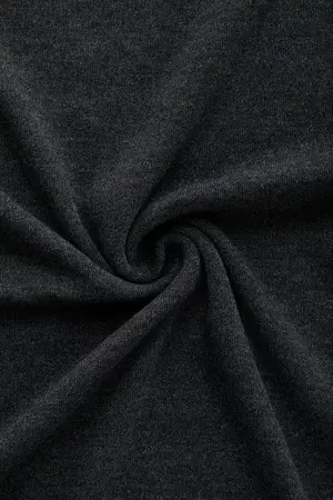 WOLF VS. GOAT (WVG) Heavyweight Viscose Interlock Short Sleeve Crewneck - Black
