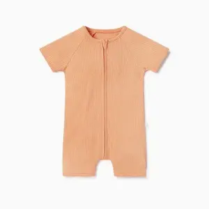 MORI Ribbed Summer Sleepsuit