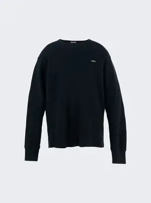 SAINT MXXXXXX Long Sleeve Thermal Top - Black