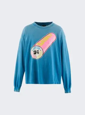 SAINT MXXXXXX Immaculate Long Sleeve Tee - Blue