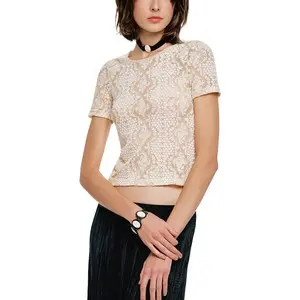 Anna Sui Victorian Lace Combo T-shirt