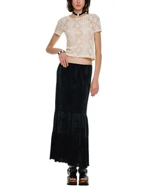 Anna Sui Victorian Lace Combo T-shirt