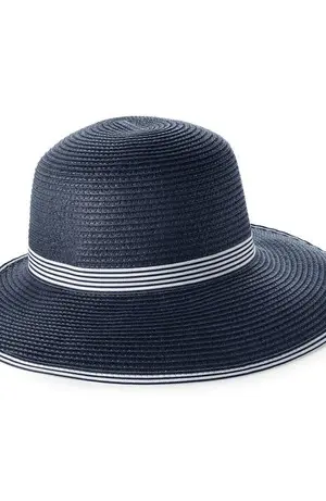 LANDS' END Facesaver Sun Hat Radiant Navy