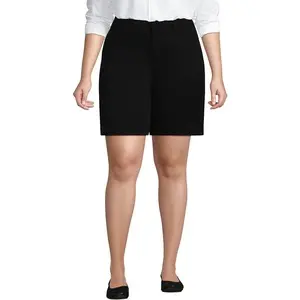 LANDS' END Classic Chino Shorts - Black