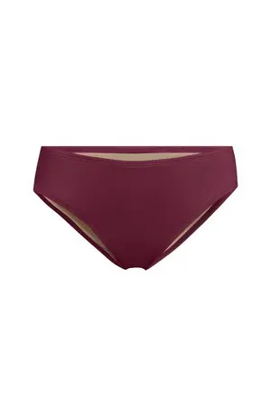 LANDS' END Hipster Bikini Bottom - Burgundy Spritz