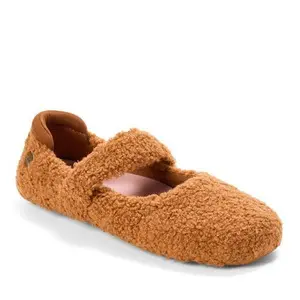DEARFOAMS Haddy Teddy Ballet Flat - Whiskey