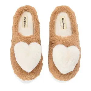 DEARFOAMS Rosie Furry Icon Clog Slipper - Latte
