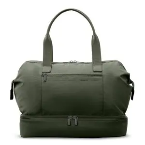 SAMSONITE Drop Bottom Weekender Duffel Bag With Padded Laptop Sleeve - Olive