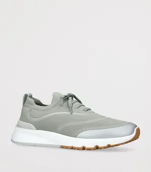 Brunello Cucinelli Knitted Sneakers - Green
