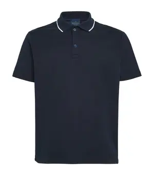 Paul & Shark X Kl Rahul Aqua Touch Cotton Interlock Polo Shirt - Navy