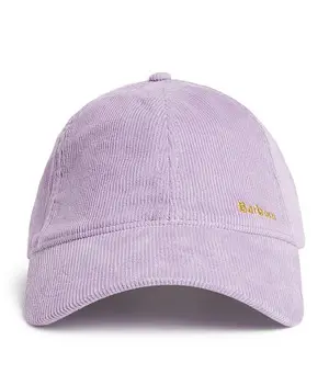 Barbour Cotton Corduroy Oakley Sports Cap - Purple