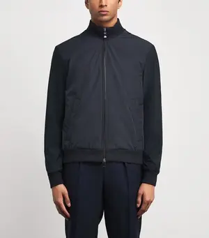 Pal Zileri Zip-up Bomber Jacket