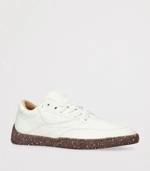 Gabriela Hearst Leather Ohio Sneakers - Ivory