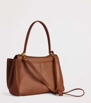 Balenciaga Small Leather Rodeo Shoulder Bag