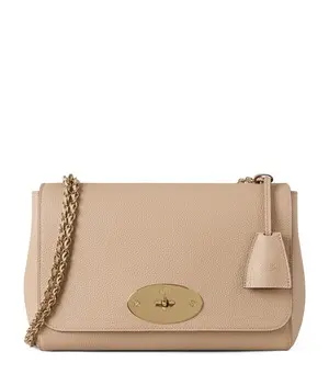 Mulberry Medium Leather Lily Shoulder Bag - Beige