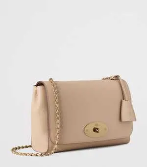 Mulberry Medium Leather Lily Shoulder Bag - Beige