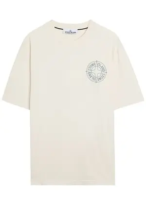 Stone Island Logo-print Cotton T-shirt