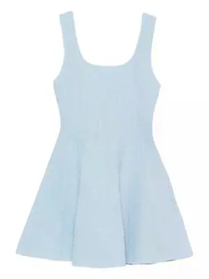 Sandro Cable-knit Mini Dress - Blue