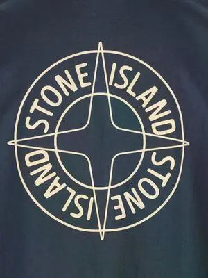 Stone Island Outline Compass Logo T-shirt - Blue