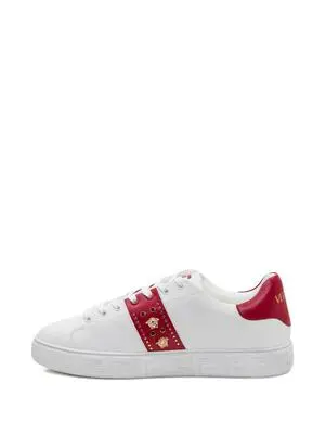 Versace Greca Studded-embellishment Sneakers - White