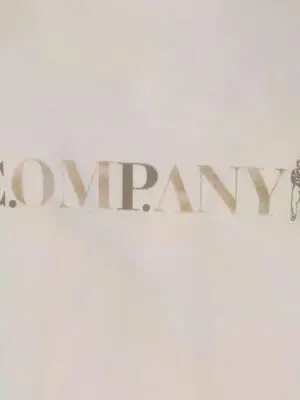 C.P. COMPANY 30/1 Jersey Short Sleeve Chest Logo T-shirt - Neutrals