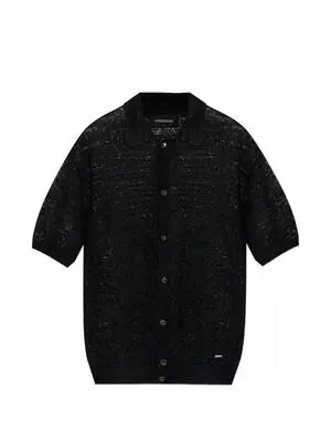 Dsquared2 Button-up Open-knit Shirt