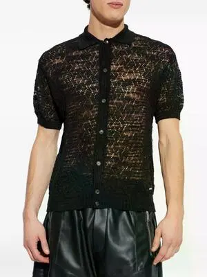 Dsquared2 Button-up Open-knit Shirt
