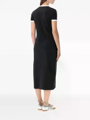 Adidas 3-stripes Midi T-shirt Dress - Black