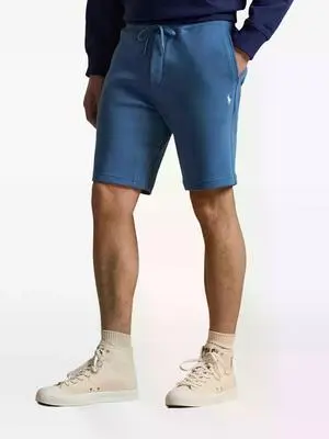Polo Ralph Lauren Embroidered-logo Shorts - Blue
