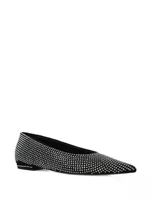 ROTATE BY BIRGER CHRISTENSEN Embellished Flat Pumps