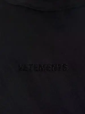 Vetements Sleeveless Mock-neck Body - Black