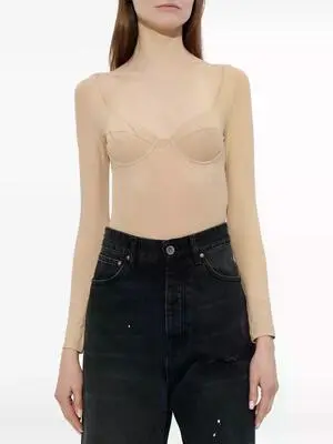 Vetements Long-sleeve Bodice Body - Neutrals