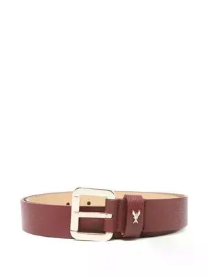 Patrizia Pepe Roller Buckle Leather Belt - Red