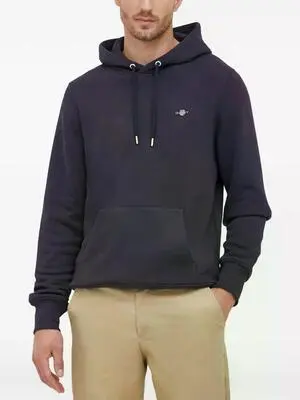 Gant Shield Logo Hoodie - Blue
