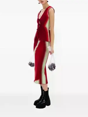 Ph5 Sophie Split Midi Skirt - Red