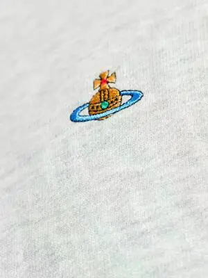 VIVIENNE WESTWOOD Logo-detail Hoodie - Grey