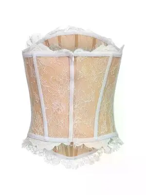 Giuseppe Di Morabito Scalloped Strapless Corset