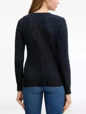 Gant Cable-knit Buttoned Cardigan